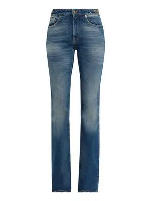 Golden Goose Journey Ophelia Bootcut Chain Jeans - Blue