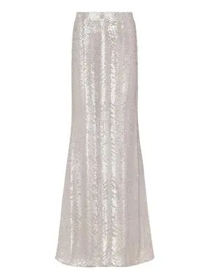 L'AGENCE Zeta Sequined Maxi Skirt