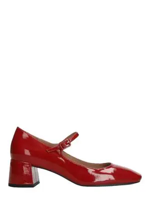 BIBI LOU Buckle Strap Pumps - Red