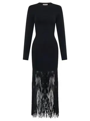 NICHOLAS Fiorella Fringe Maxi Dress