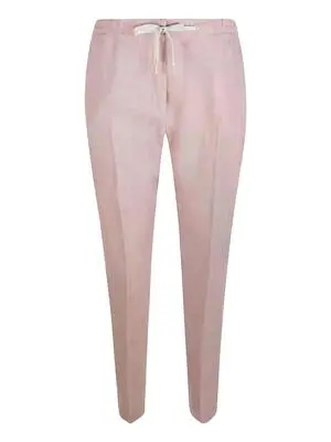 Eleventy Elasticated-waistband Trousers - Pink