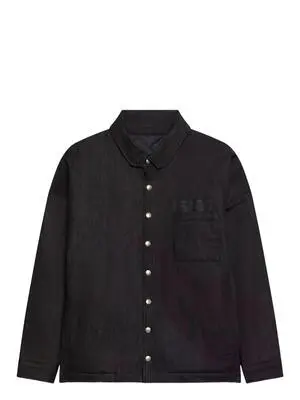 Gcds Paneled Shirt Jacket - Black
