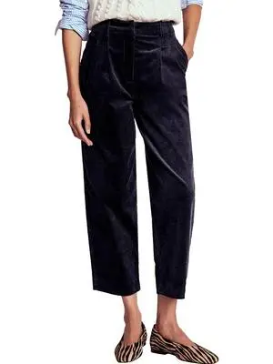 Boden Bloomsbury Corduroy Ankle Pants - Navy
