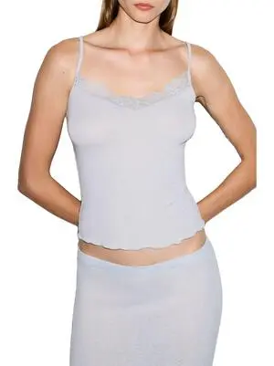 SKIMS Lace Trim Camisole - Mist