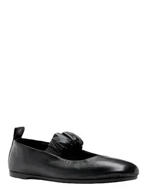 La Canadienne Gracie City Dry™ Mary Jane Flat - Black Leather
