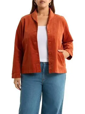 SEASALT CORNWALL Brightwork Corduroy Jacket - Terracotta