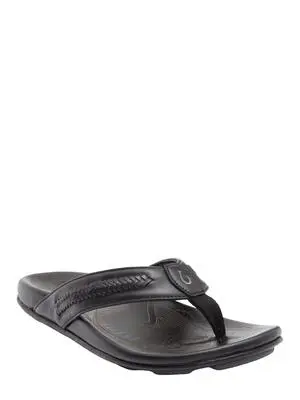 Olukai OluKai Mea Ola Mano Sandal Black/dark Shadow