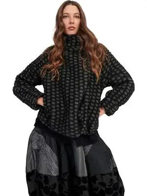 Alembika Vesper Cozy Moto Jacket - Net