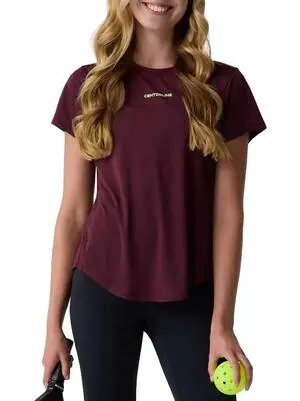 CENTERLINE ATHLETICS Airlite Tee - Dark Currant