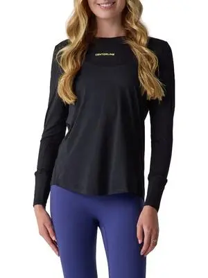 CENTERLINE ATHLETICS Airlite Long Sleeve Top With Griptek Cuffs - Black