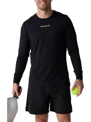 CENTERLINE ATHLETICS Airlite Long Sleeve Top - Black
