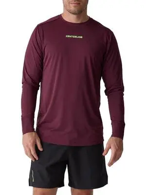 CENTERLINE ATHLETICS Airlite Long Sleeve Top - Dark Currant