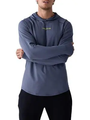 CENTERLINE ATHLETICS Hooded Layering Top - In Bounds Blue