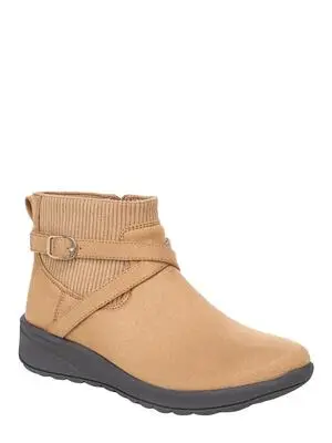 LIFESTRIDE Gates Wedge Bootie - Honey/tan
