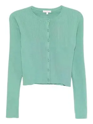 TO B. BY AGNÈS B. Logo-plaque Cardigan - Green