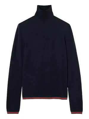 Gucci Fine Soft Cashmere Turtleneck - Blue