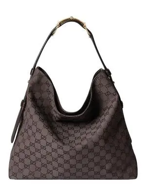 Gucci Beatrix Large Tote Bag - Brown