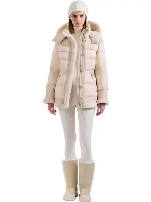 Rudsak Tessa Mid-length Down Puffer - White