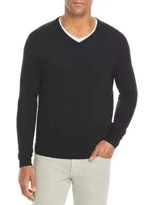 Bloomingdale'S Cashmere V-neck Pullover - Black