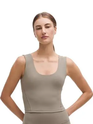 Lululemon Wunder Train Wide-strap Tank Top - Warm Ash Grey