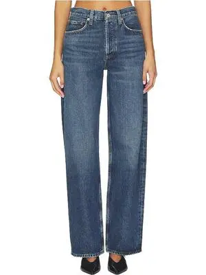 AGOLDE Arc Loose Wide Jeans - Shortwave