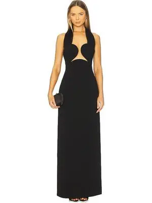LOVERS AND FRIENDS Athenna Gown - Black