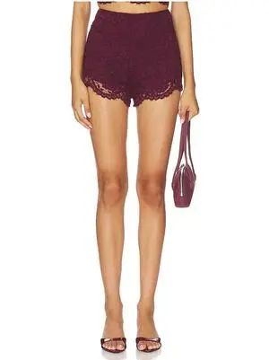 Amanda Uprichard X Brynley Shorts - Wine