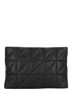 ALLSAINTS Bettina Quilt Clutch - Black