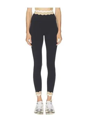 Beach Riot Stacy 7/8 Legging In Black - Mystic Colorblock