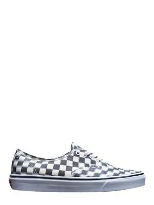 VANS Authentic Blur Checkboard Sneakers - Black/white