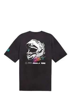 PUMA Mapf1 Team Mad Dog Jones Graphic Crew Neck Short Sleeve T-shirt - Black
