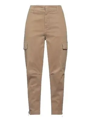DONDUP Cotton Blend Cargo Pants - Beige