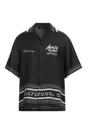 Amiri Shirt Size Silk - Black