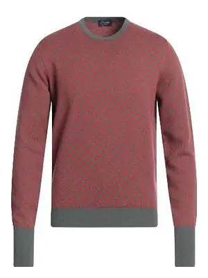 DRUMOHR Sweater In Cashmere - Tomato Red