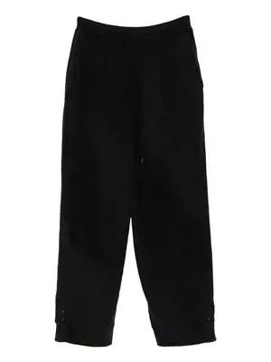 THE VIRIDI-ANNE Wide Leg Puffer Pants - Black