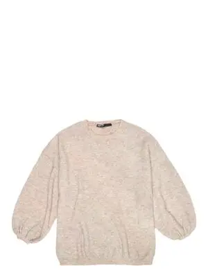 Bimba Y Lola Balloon-sleeve Sweater - Neutrals