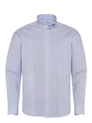 LOJA DAS MEIAS Button-colar Shirt - Blue