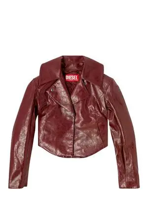 DIESEL G-ameck Logo-embossed Jacket - Brown