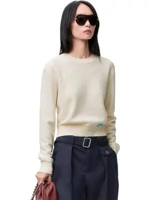 Loewe Wool Sweater - Ecru