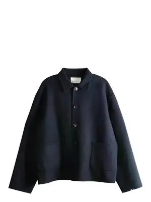 EXTREME CASHMERE X Felted Jacket - Blue