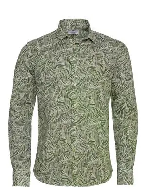 LOJA DAS MEIAS Leaf-print Shirt - Green