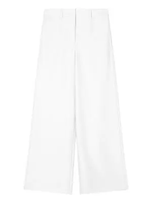 Giorgio Armani Wide-leg Cashmere Trousers - Patterned
