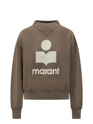Isabel Marant Logo Sweatshirt - Brown