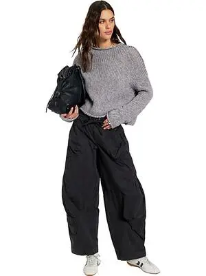 Free People We The Free Onset Cargo Pants - Black Sand
