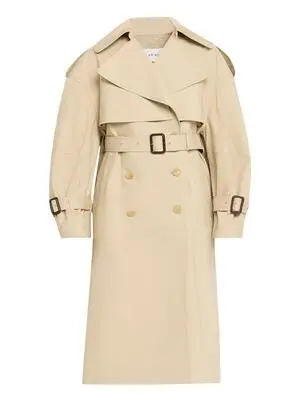Givenchy Belted Cocoon Trench Coat - Beige/mustard