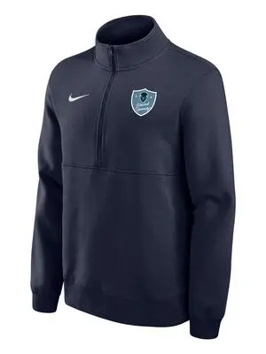Nike College Howard University Club Fleece 1/4-zip Top - Blue
