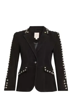 CINQ À SEPT Cinq A Sept Milly Studded Blazer