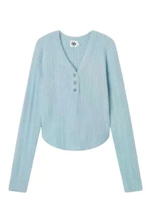 B+AB V-neck Top - Blue