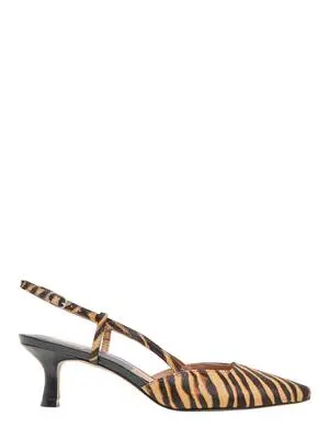 DOLCEVITA Odela Slingback Heels - Tiger Calf Hair