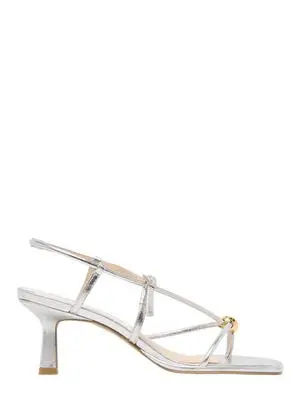 DOLCEVITA Mylee Heels - Silver Distressed Leather